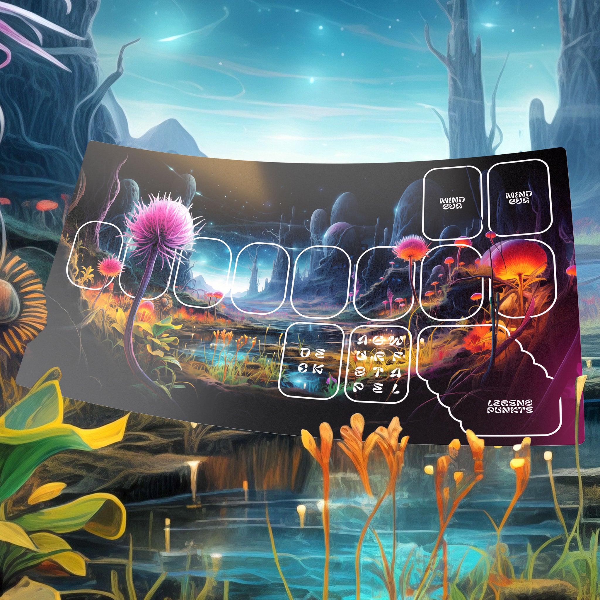 "MIND TRIP" Kautschuk Playmat kompatibel mit Mindbug & allen Erweiterungen