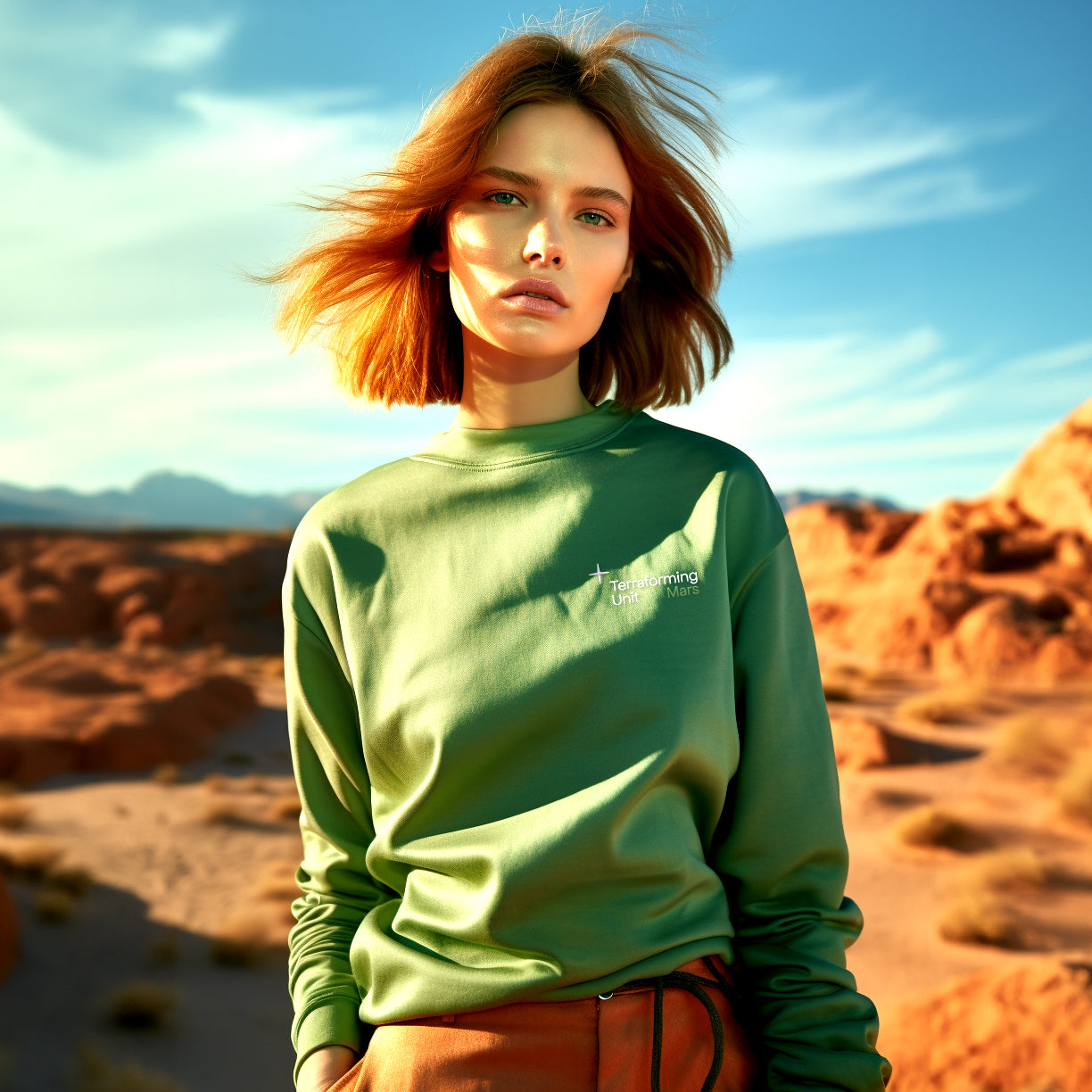 "TERRAFORMING UNIT MARS" Sweatshirt - Willkommen in der Mars Unit