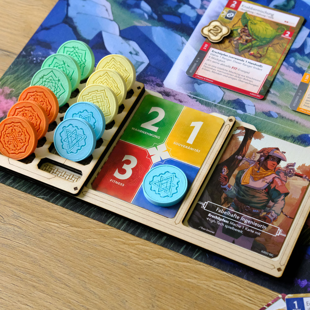 Handcrafted Upgrades, Inserts & Playmats für deine Brettspiele