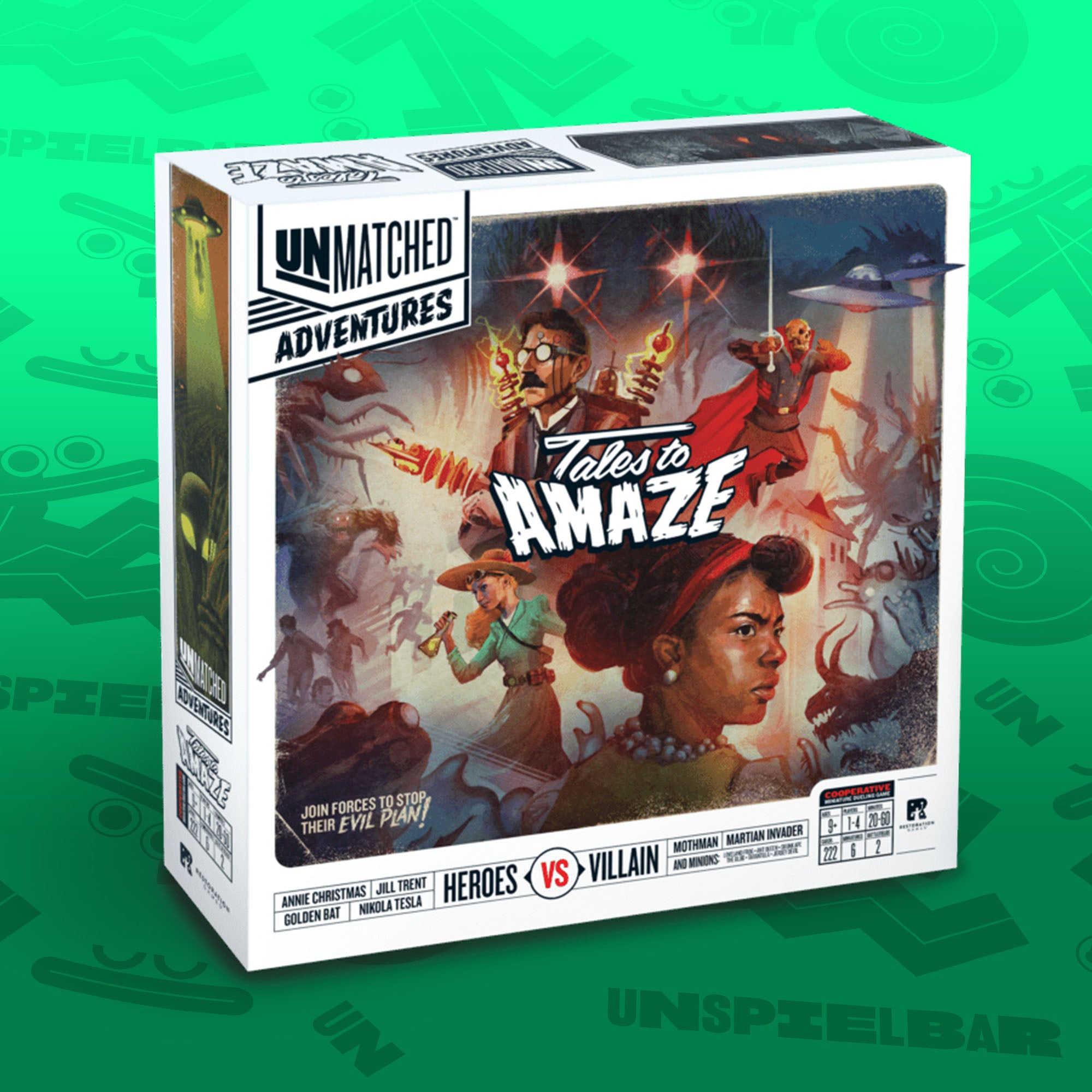 Unmatched: Houdini vs. The Genie (EN) jetzt bei UNSPIELBAR.com bestellen