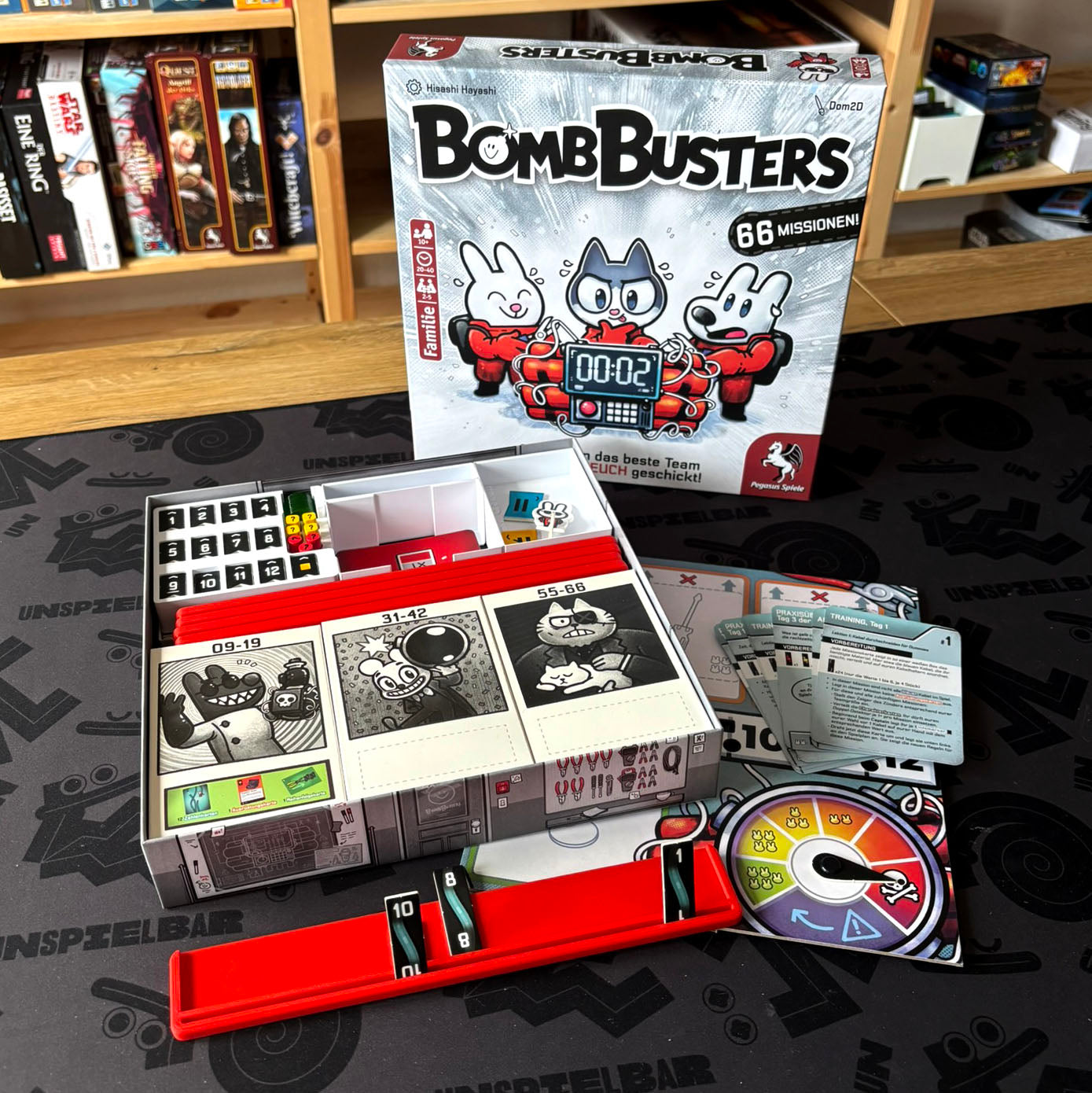 "BOMB BUSTERS" Insert für Bomb Busters - made by UNSPIELBAR.com