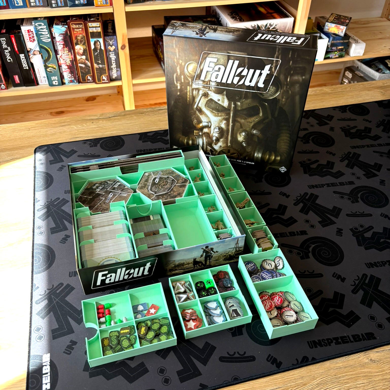 "FALLOUT" All-In Insert kompatibel mit Fallout: Das Brettspiel & beiden ...